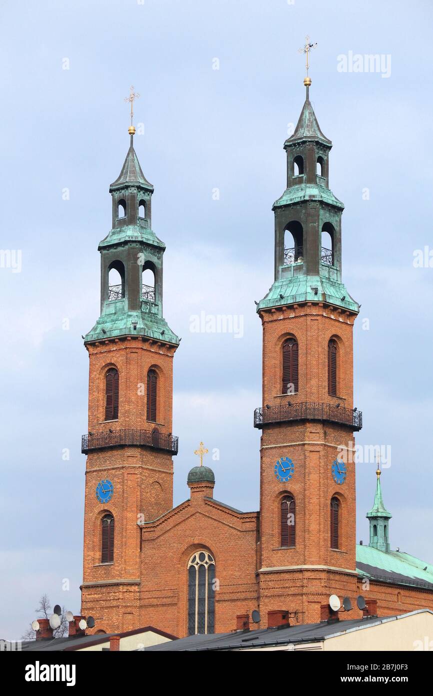 Piekary Slaskie in Upper Silesia (Gorny Slask) region of Poland. Neo ...