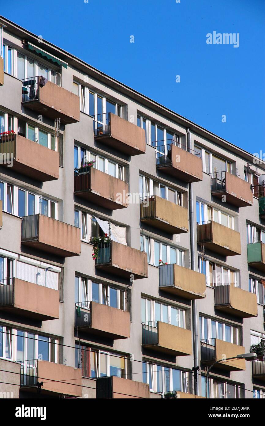 Communist apartment block hi-res stock photography and images - Alamy