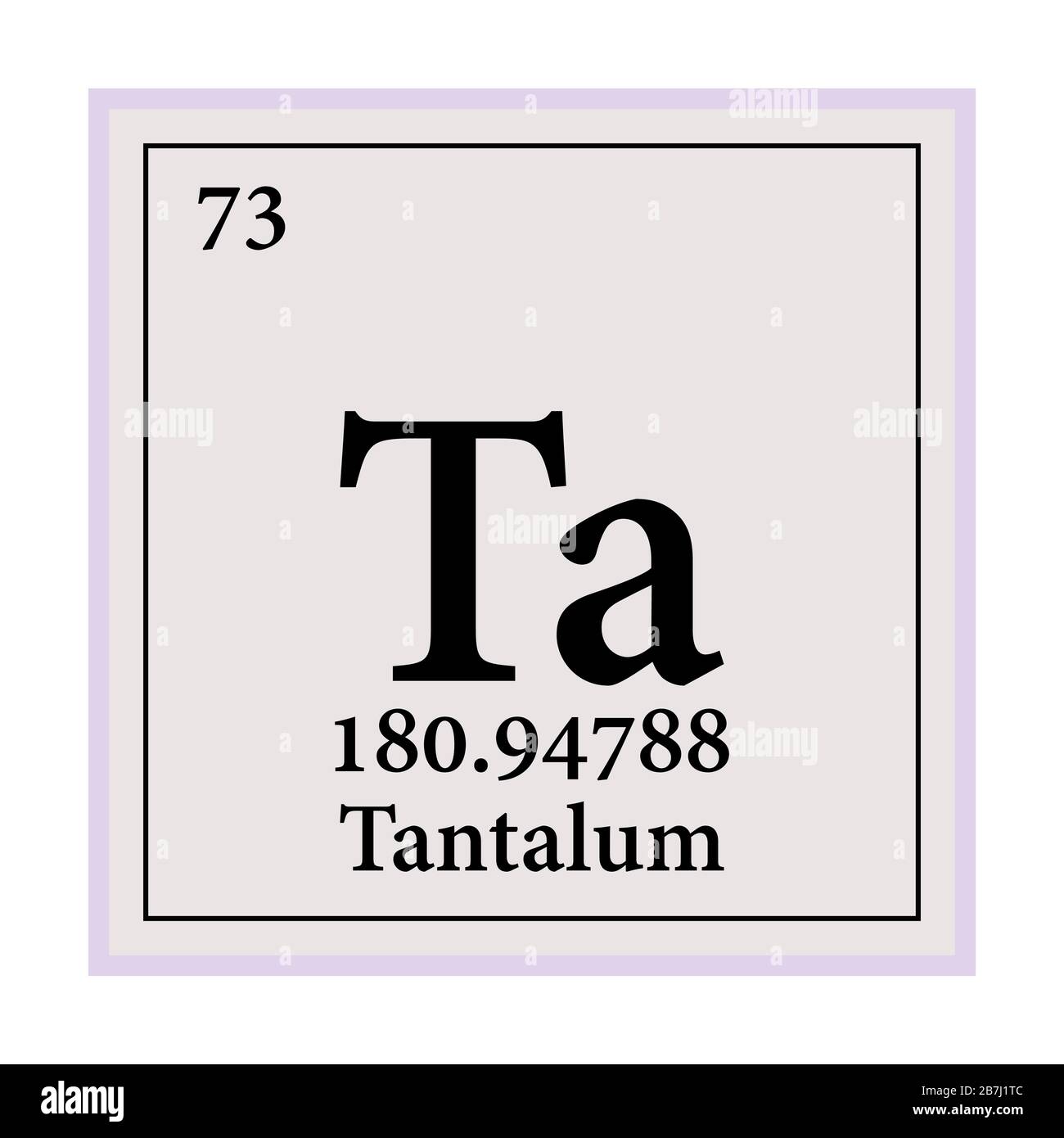 Tantalum Element Symbol
