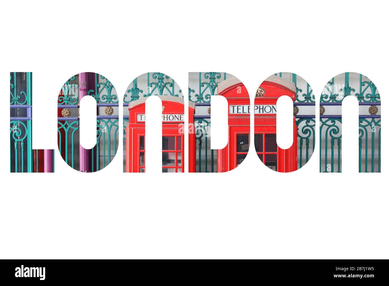 London, UK - word sign. City name text Stock Photo - Alamy