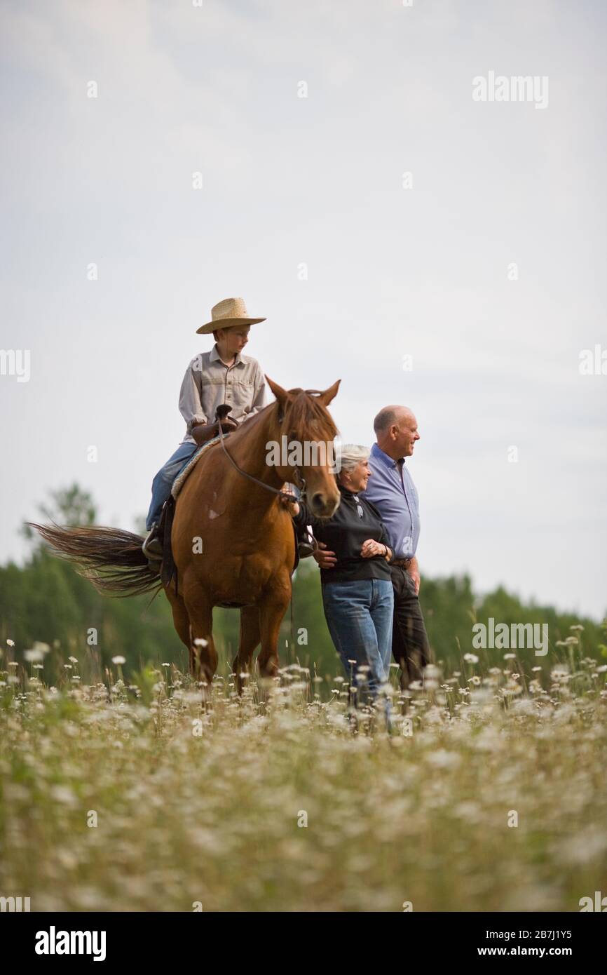 Leading group rides hi-res stock photography and images - Alamy