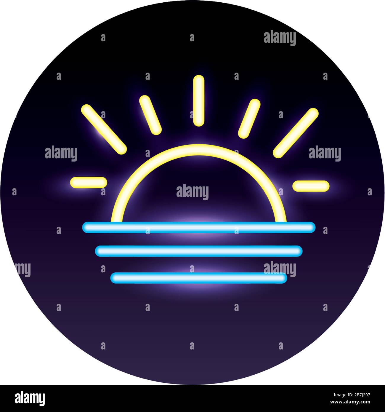 Wave fill style icon Stock Vector Images - Alamy