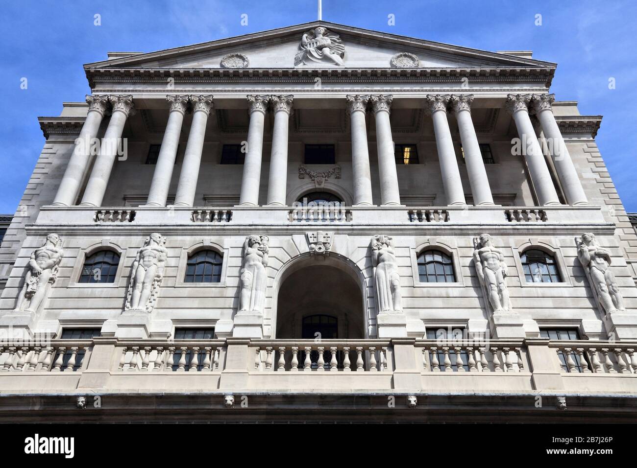 Bank of England - architecture landmark of London, UK Stock Photo - Alamy