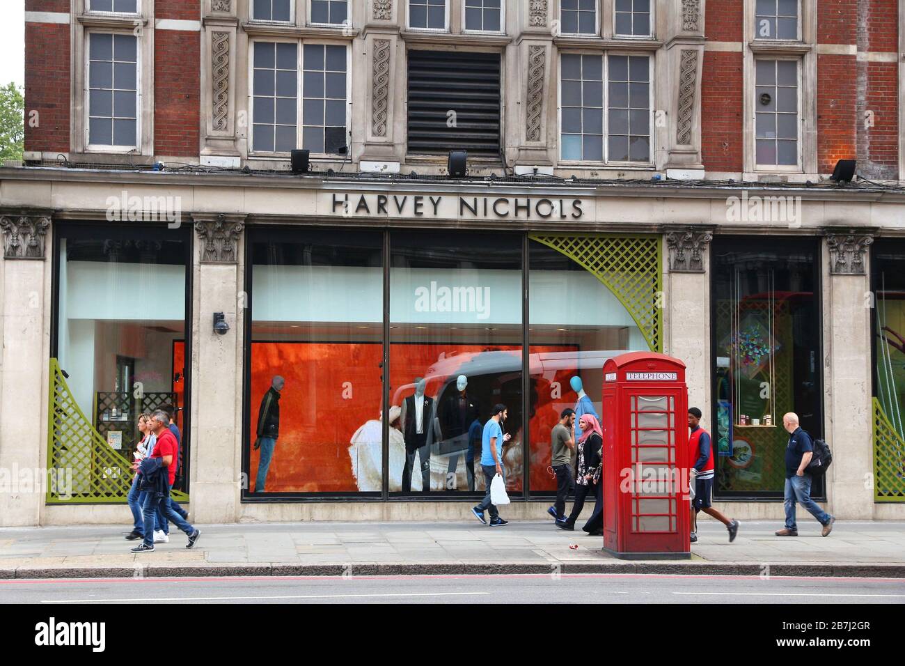 LONDON, UK - JULY 9, 2016: Harvey Nichols flagship store in ...