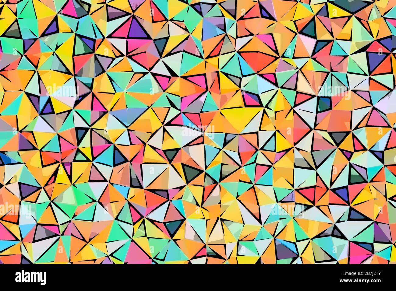 Blue, yellow, green and pink Posterization paint background Stock Photo ...