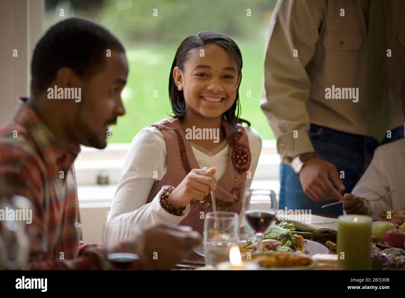 Feast table profile view hi-res stock photography and images - Alamy