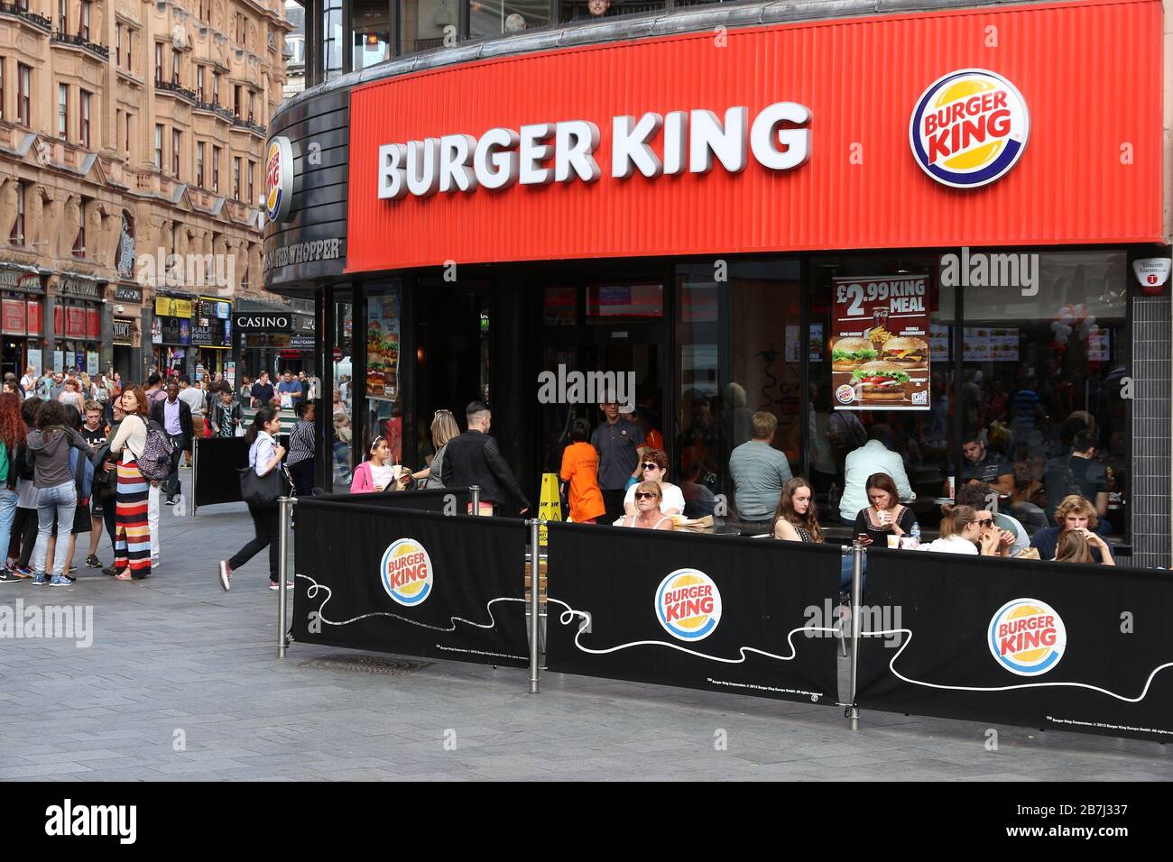 Burger king in london hi-res stock photography and images - Alamy