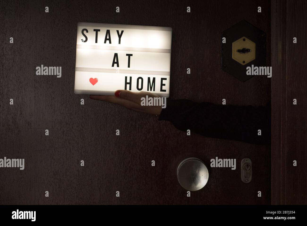 Stay At Home Stock Photo - Alamy