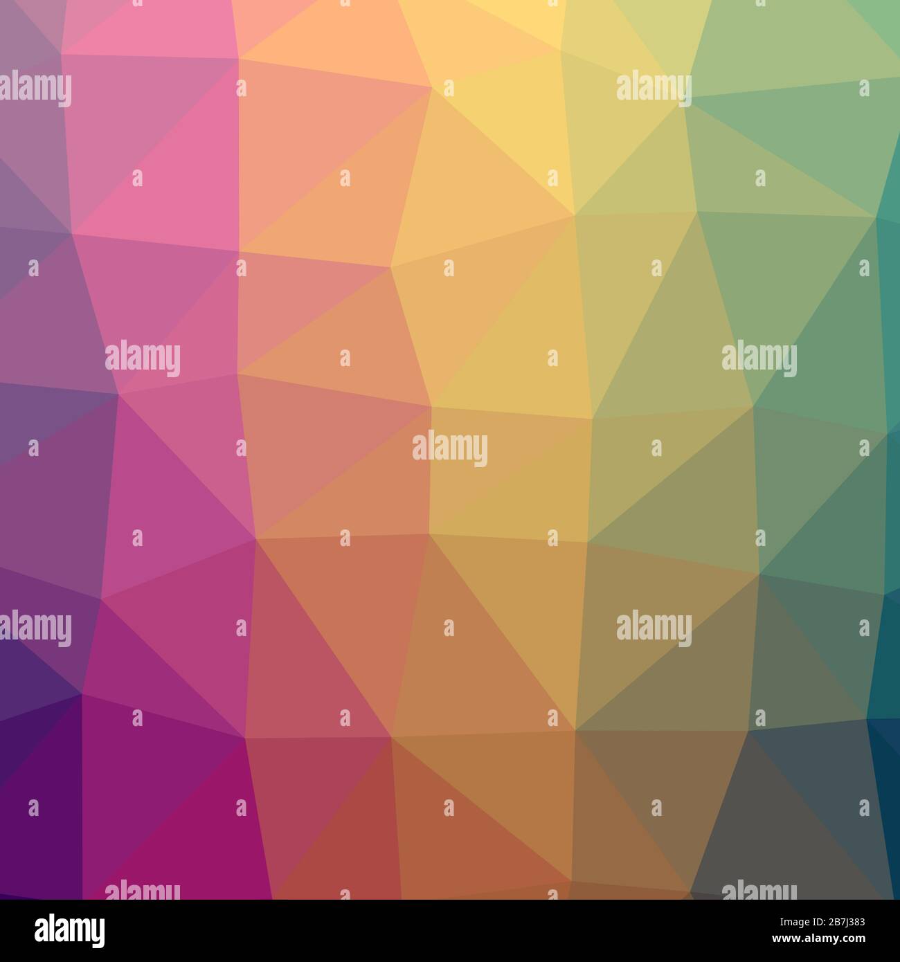 Illustration of abstract low poly orange square background Stock Photo ...