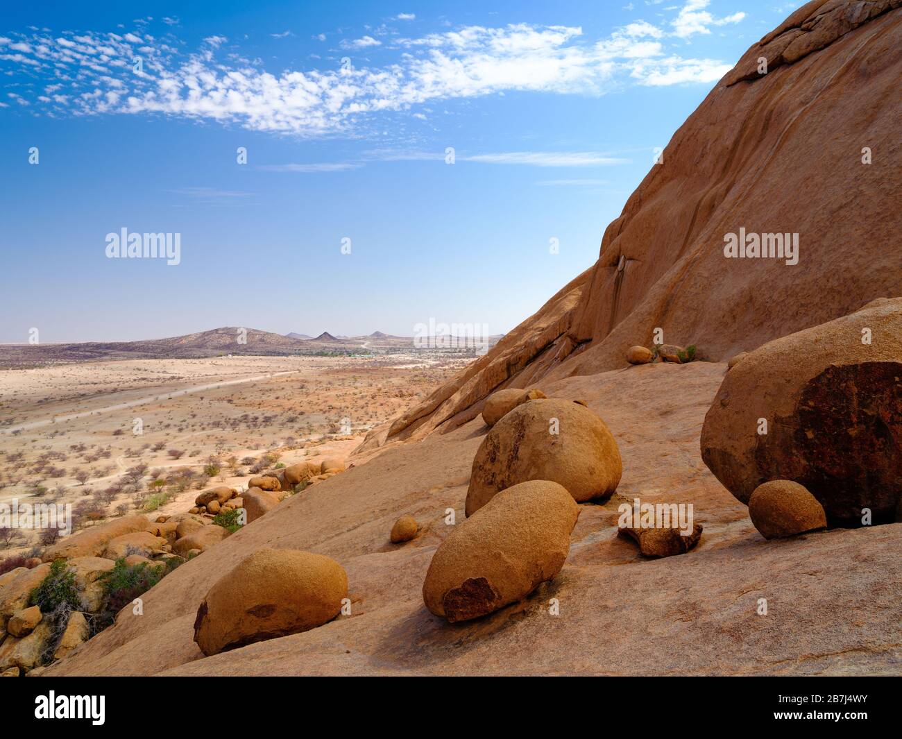 Spitzkoppe mountain - Damaraland landscape in Namibia Stock Photo - Alamy