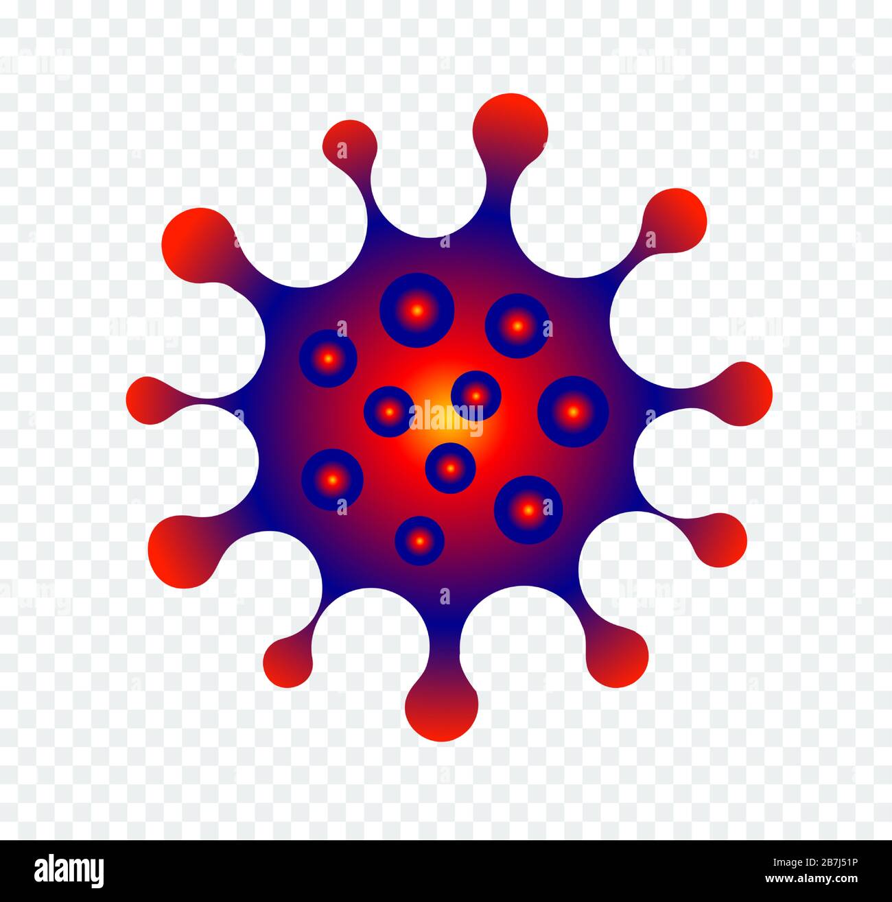 Virus isolated icon. Microbe vector symbol. Computer virus, allergy ...
