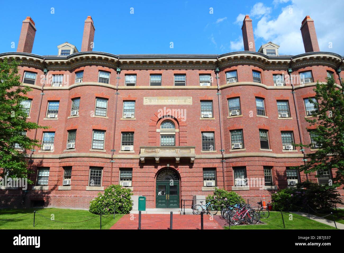 Harvard University in Cambridge, Massachusetts in the USA. Conant Hall ...