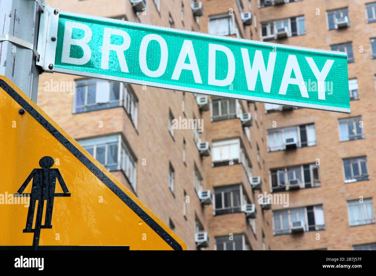 New York City, United States - famous Broadway sign in Manhattan Stock ...
