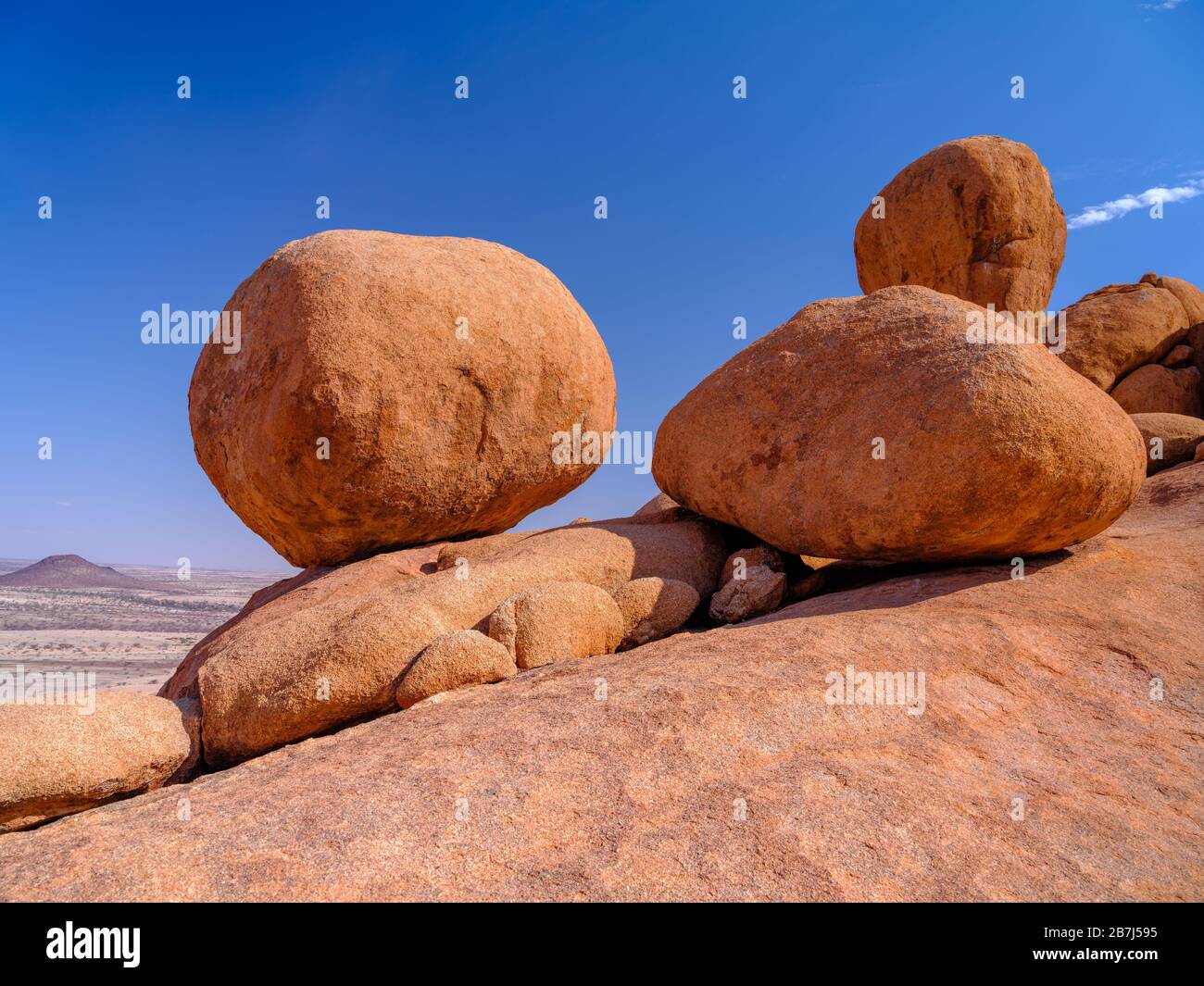 Rock formation - Spitzkoppe mountain - Damaraland landscape in Namibia ...