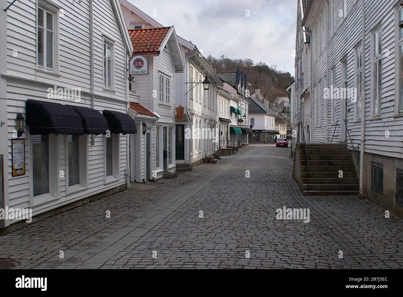 The small town of Mandal is well known for its old wooden painted ...