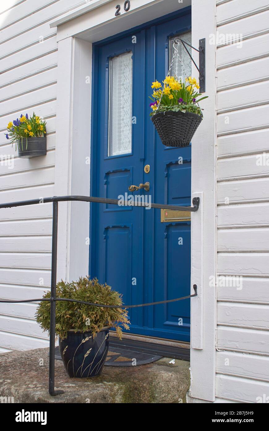 The small town of Mandal is well known for its old wooden painted ...