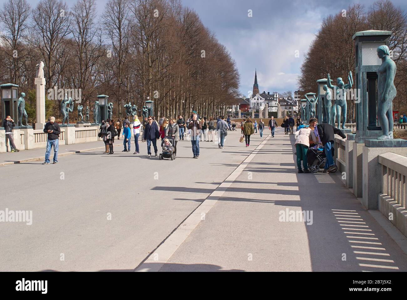 Norway oslo vigeland park iron hi-res stock photography and images - Alamy