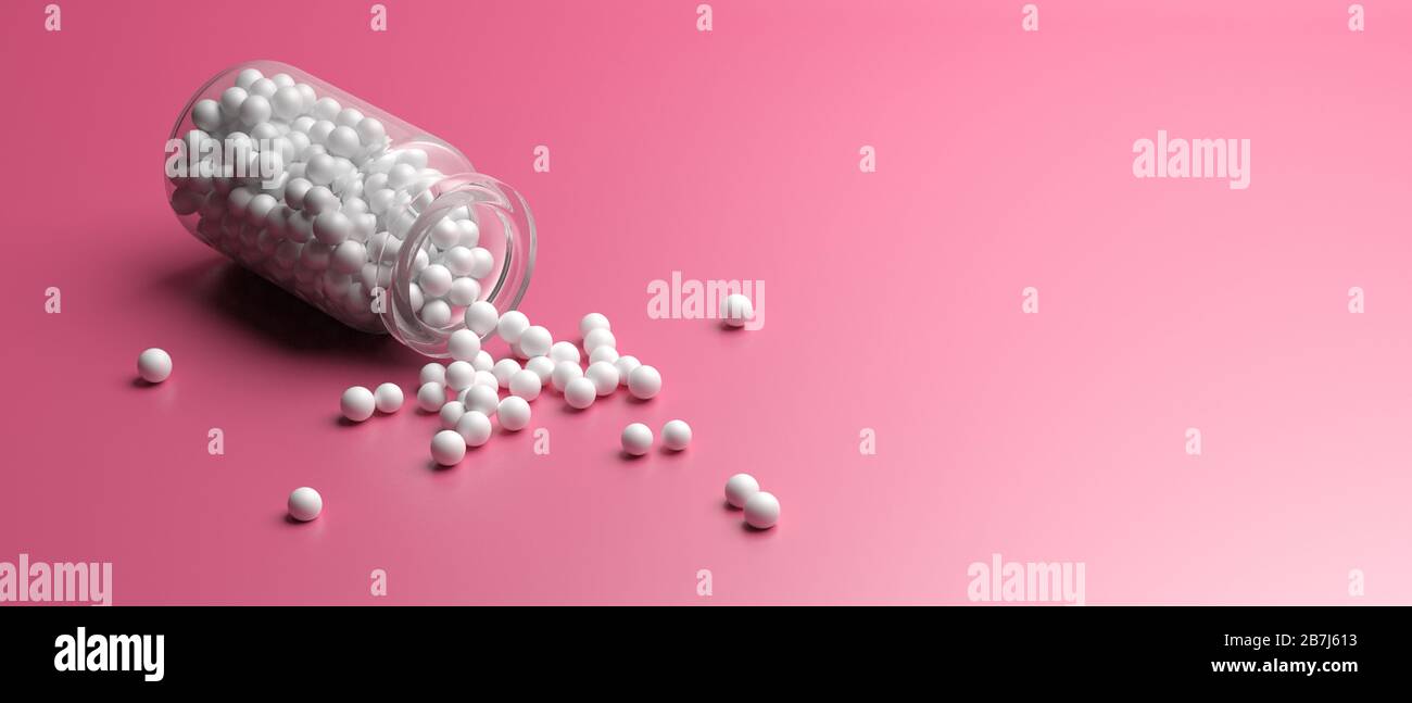 Homeopathy pharmacy, herbal, natural medicine concept. White ...