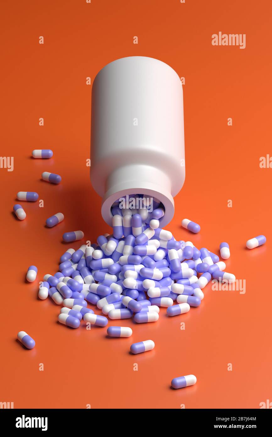 Capsule medicine pills, health pharmacy concept. Drugs for treatment ...