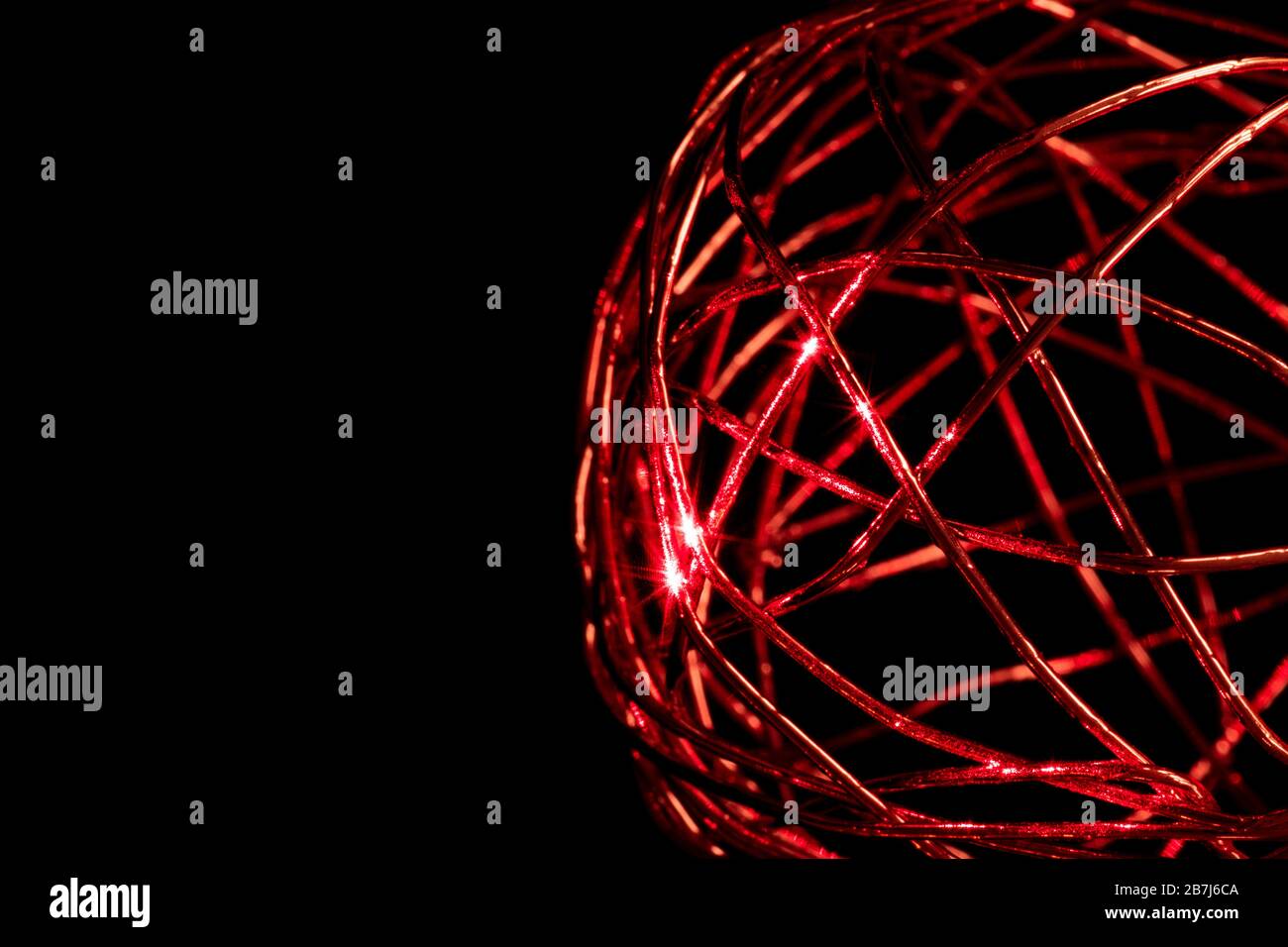 Glowing red high tech abstract concept Stock Photo - Alamy