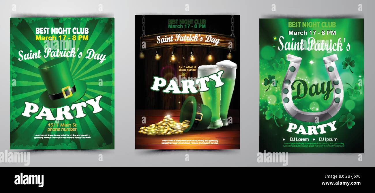 St. Patrick s Day poster. Vector illustration Stock Vector Image & Art ...