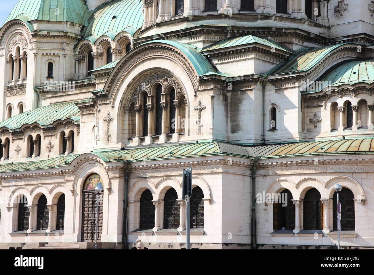 Sofia Bulgaria. Balkan landmarks. Alexander Nevsky Cathedral in Sofia ...