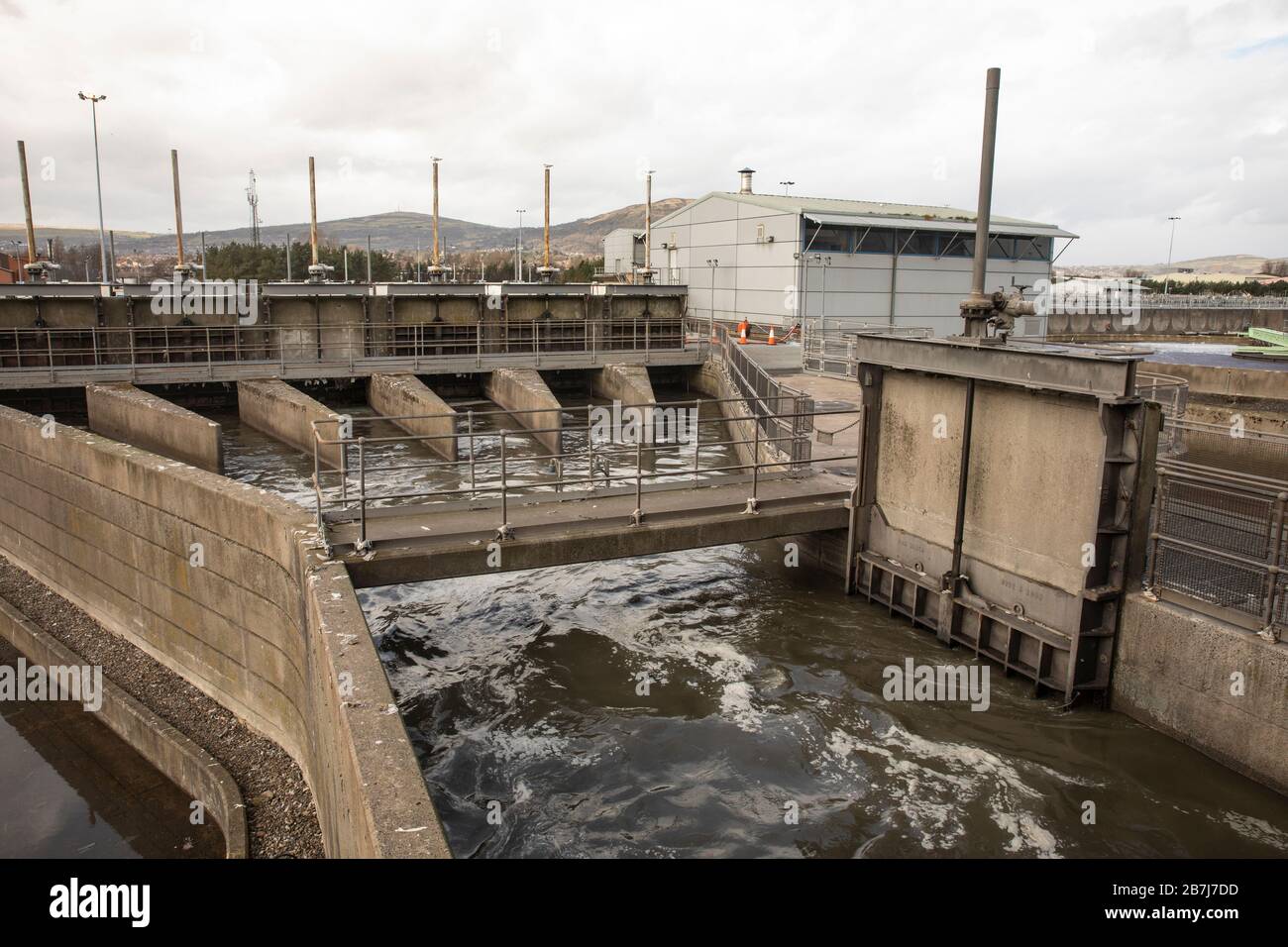 Waste water Treatment Works Stock Photo - Alamy