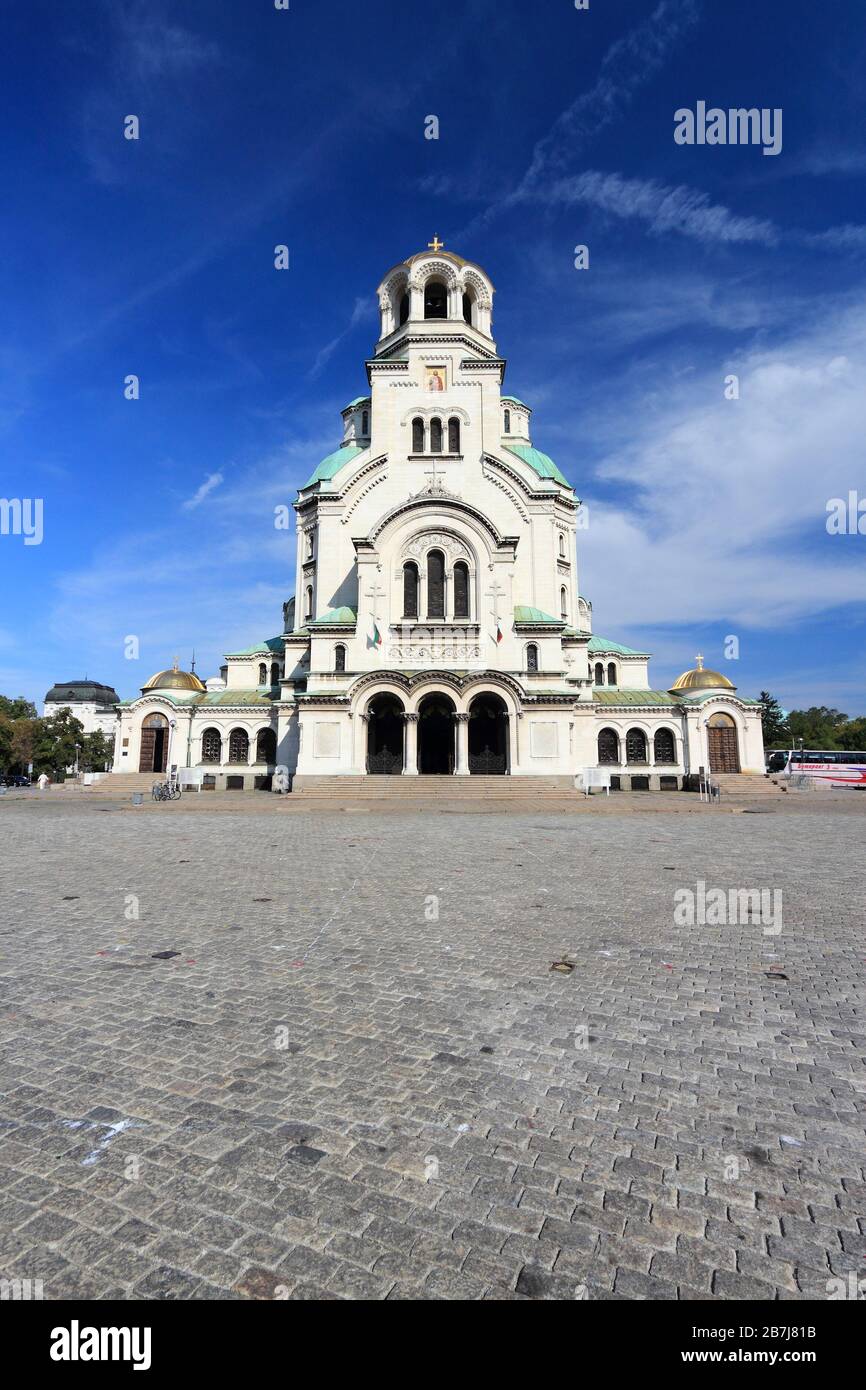 Bulgaria - Sofia Cathedral of St. Alexander Nevsky. Balkan landmarks ...
