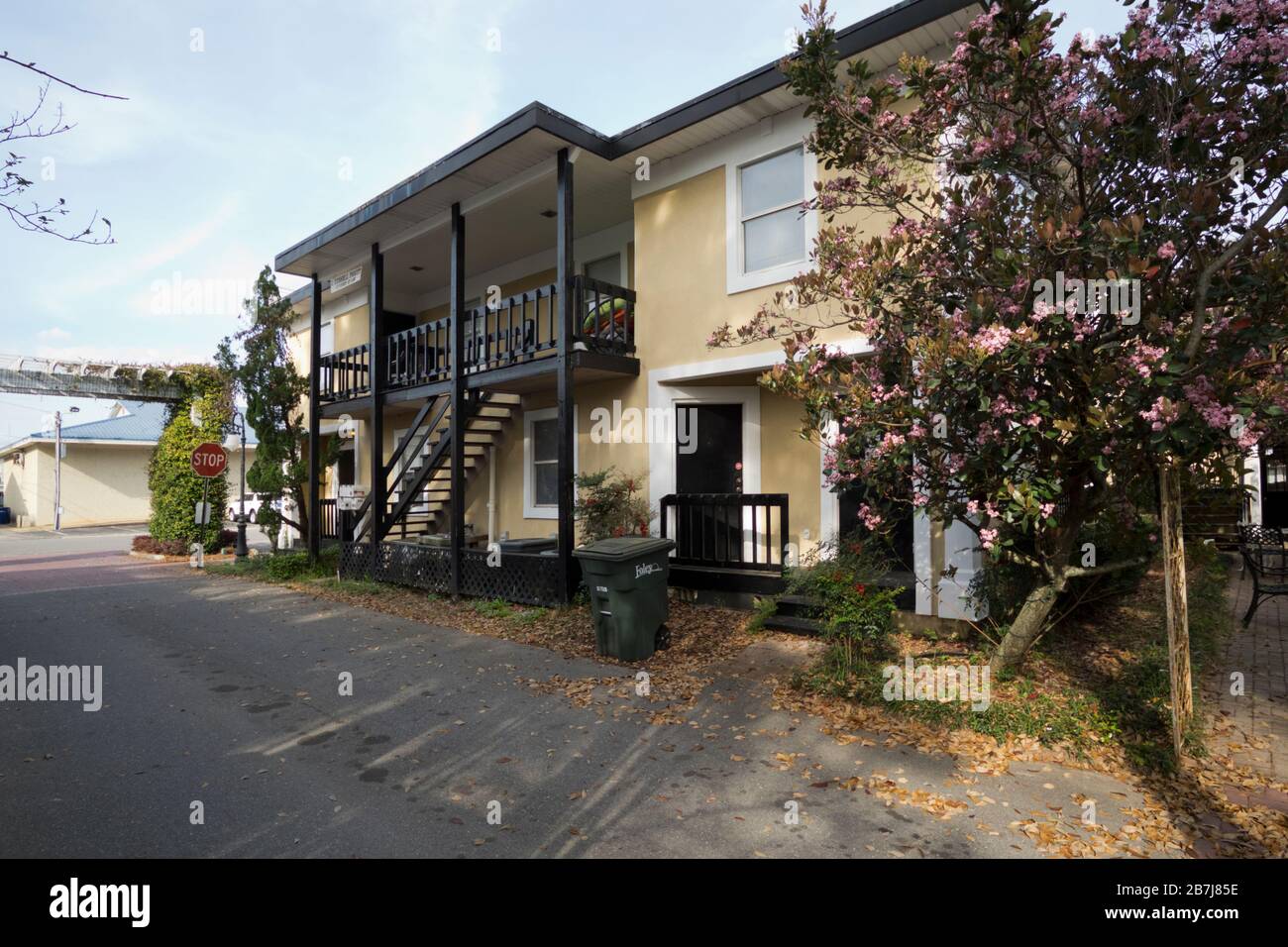Back Alley photo from the small town of Foley, Alabama, USA Stock Photo ...