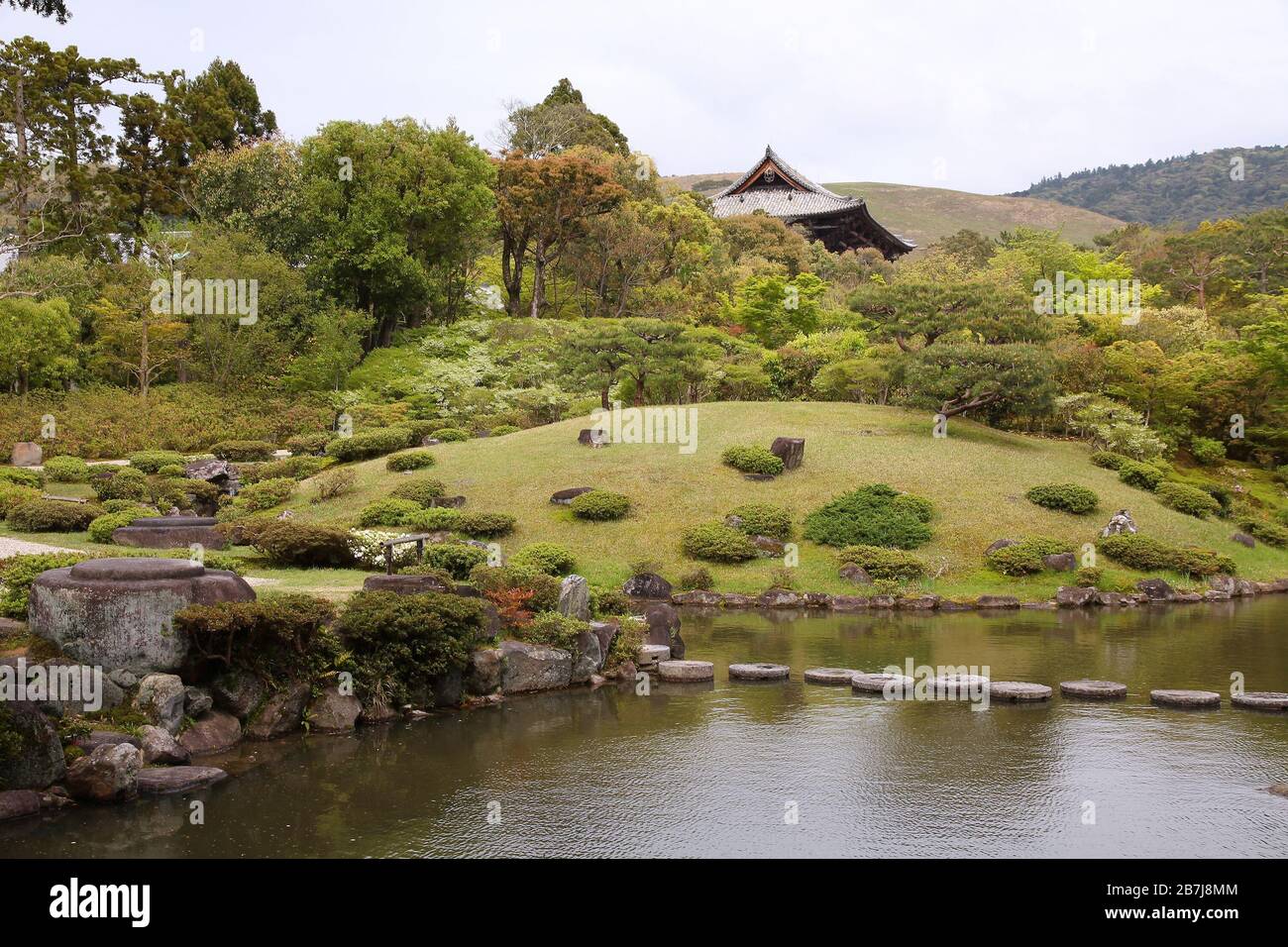 Nara, Japan - Isuien Garden. Japanese style garden Stock Photo - Alamy