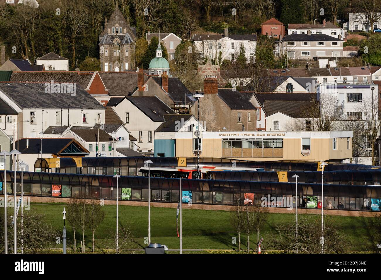 Old merthyr bus station hi-res stock photography and images - Alamy
