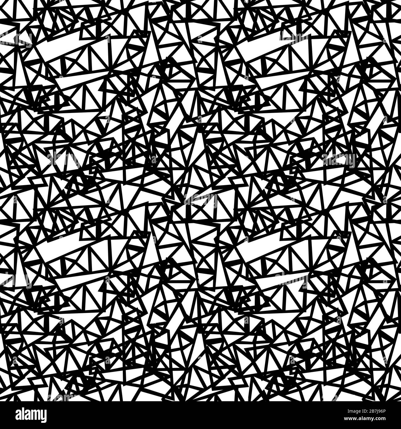 Modern textile design - geometric chaos seamless vector Stock Vector ...