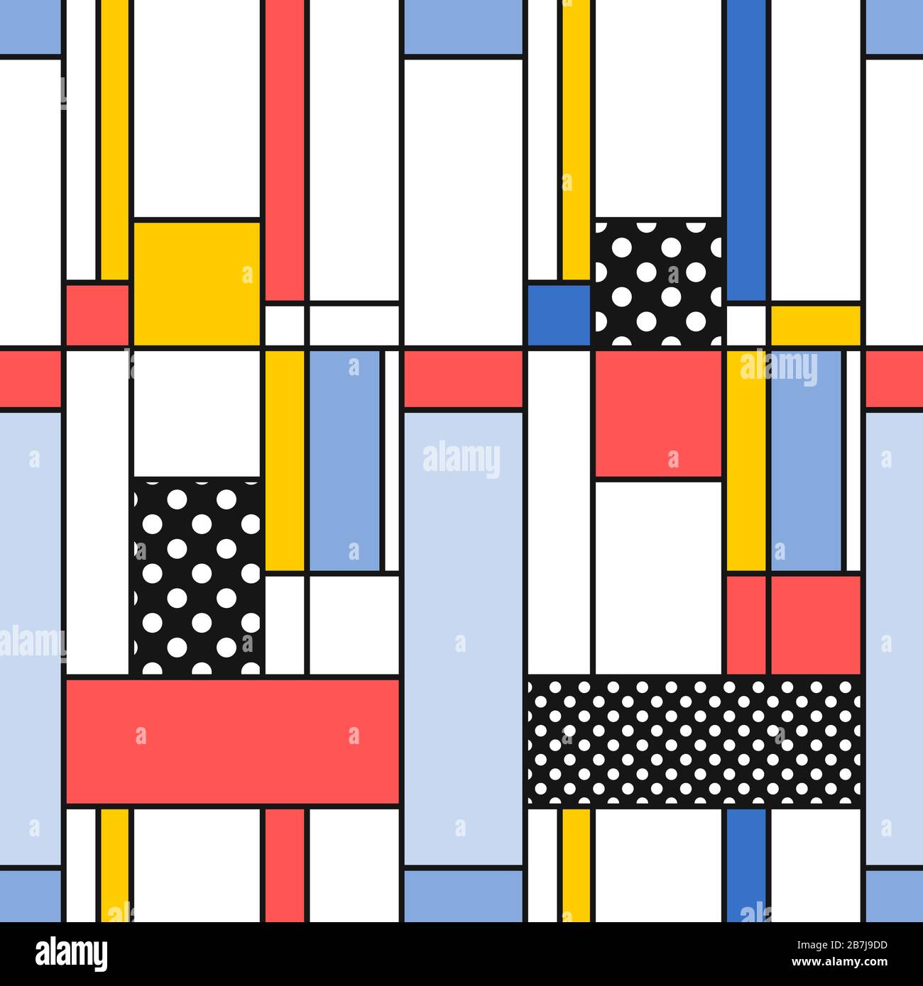 Mondrian style design hi-res stock photography and images - Alamy
