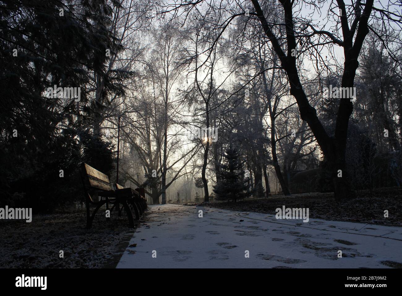 Sunset view in Timisoara Stock Photo - Alamy