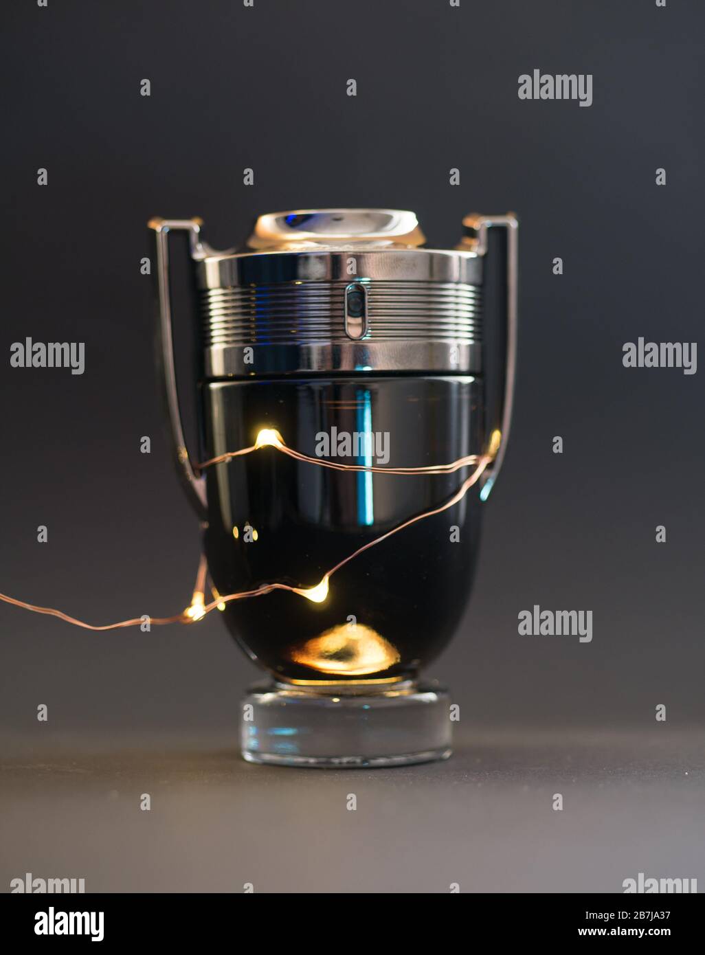 The iconic Paco Rabanne Invictus Intense fragrance bottle. Usa, March ...