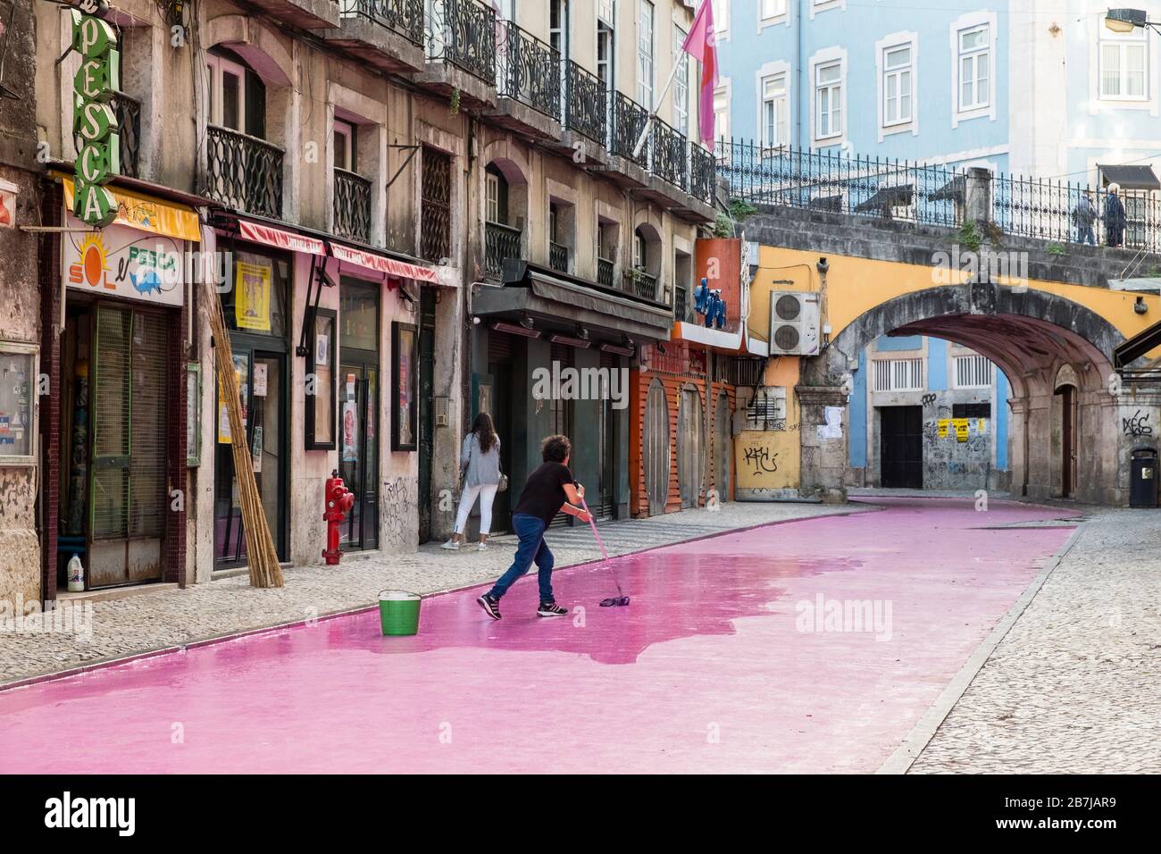 Old red light district lisbon hi-res stock photography and images - Alamy