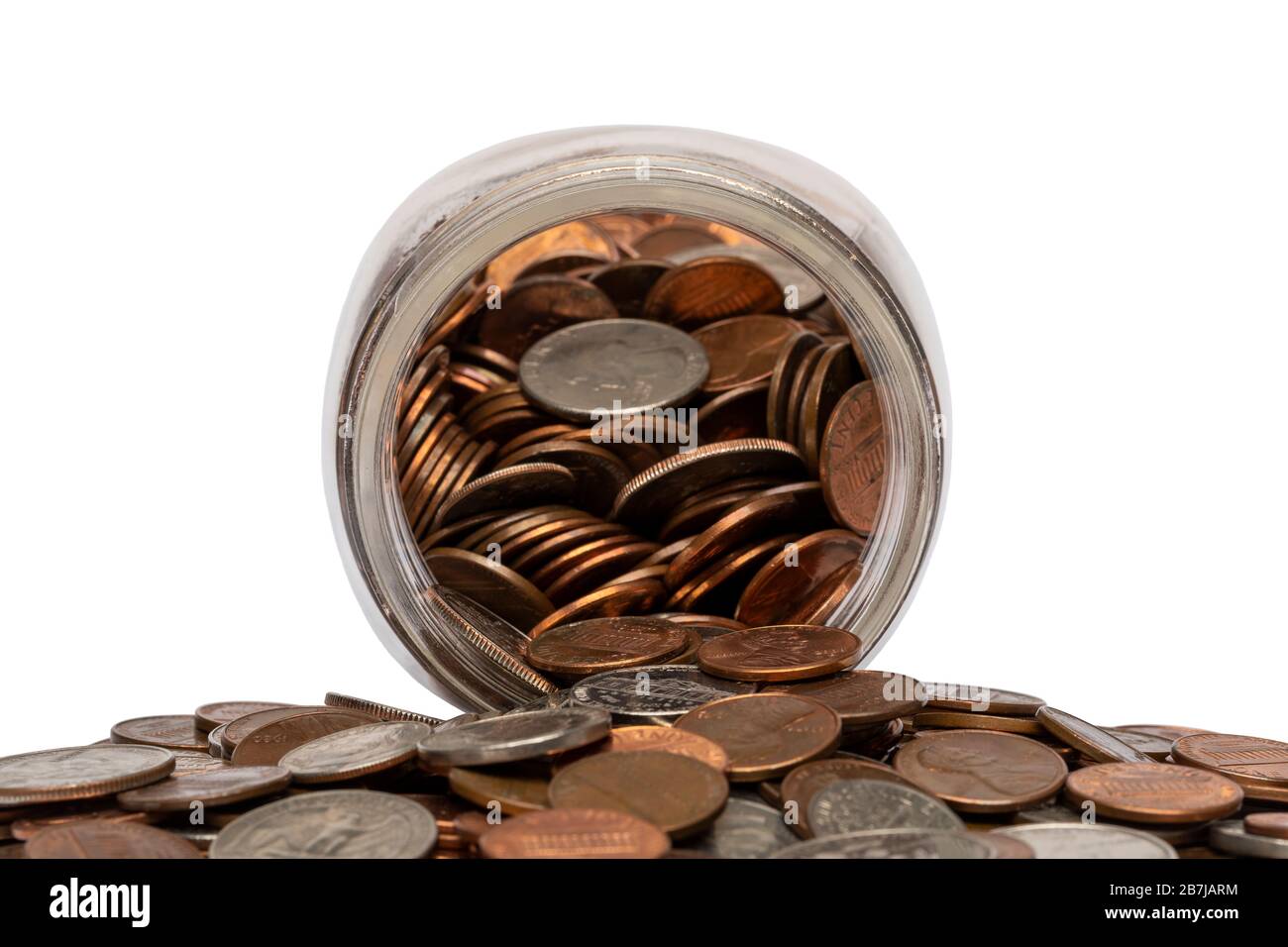 Spilled coins hi-res stock photography and images - Alamy