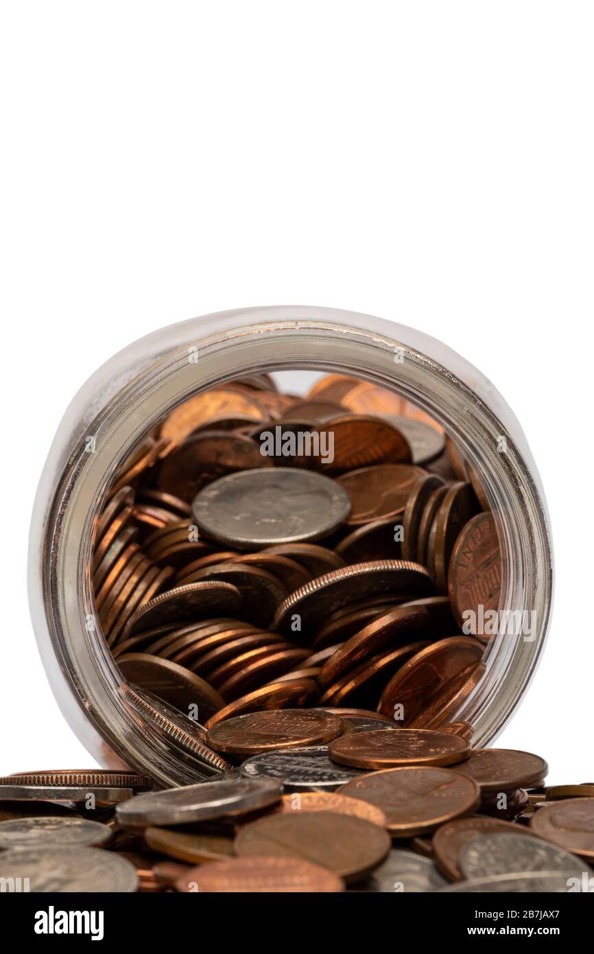 Spilled coins hi-res stock photography and images - Alamy