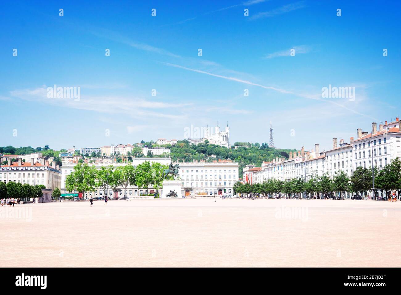 Lyon, France in a beautiful summer day Stock Photo - Alamy