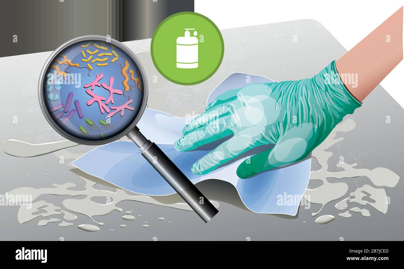 Clean surface Stock Vector Images - Alamy