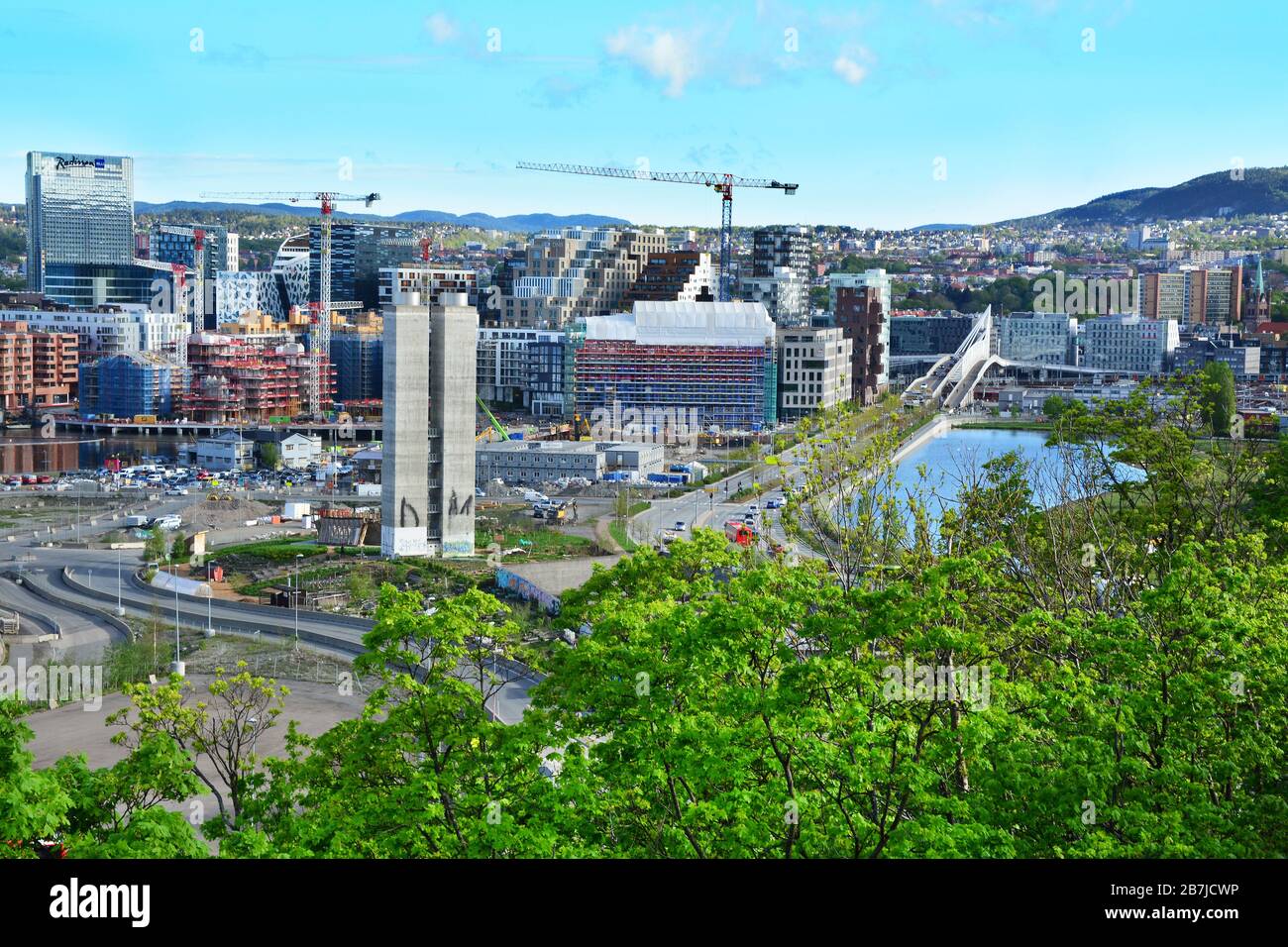 Oslo panorama hi-res stock photography and images - Alamy