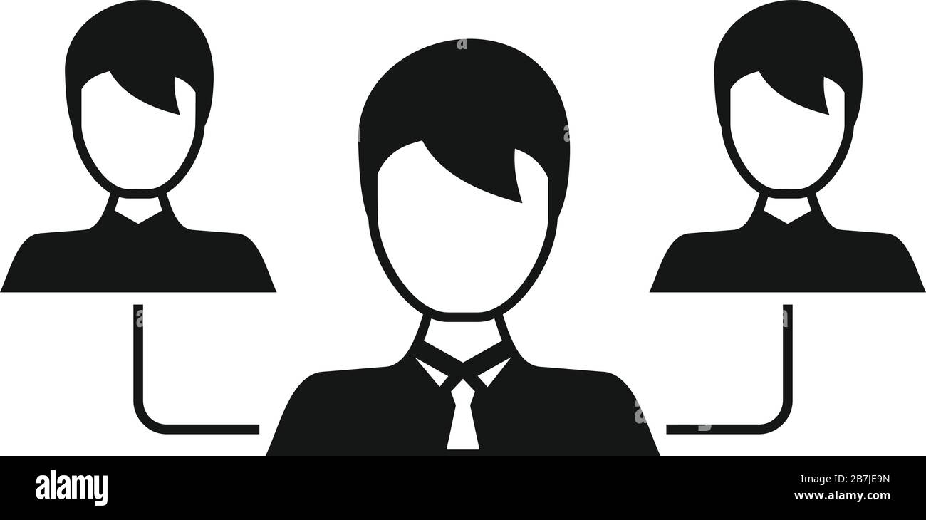 Customer relationship icon. Simple illustration of customer ...