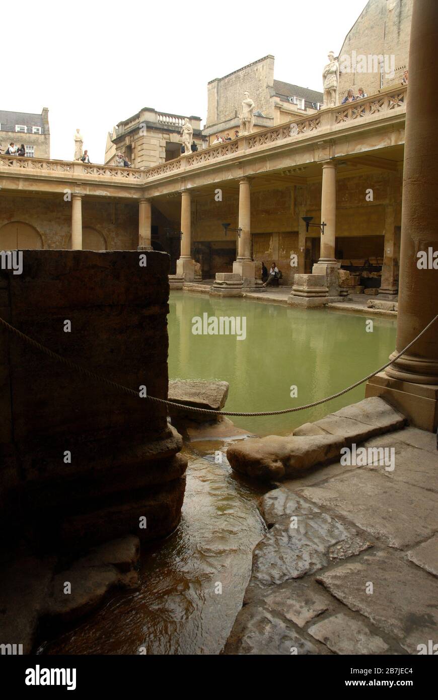 Great Bath, this centrepiece of the Roman baths is a pool, lined with ...