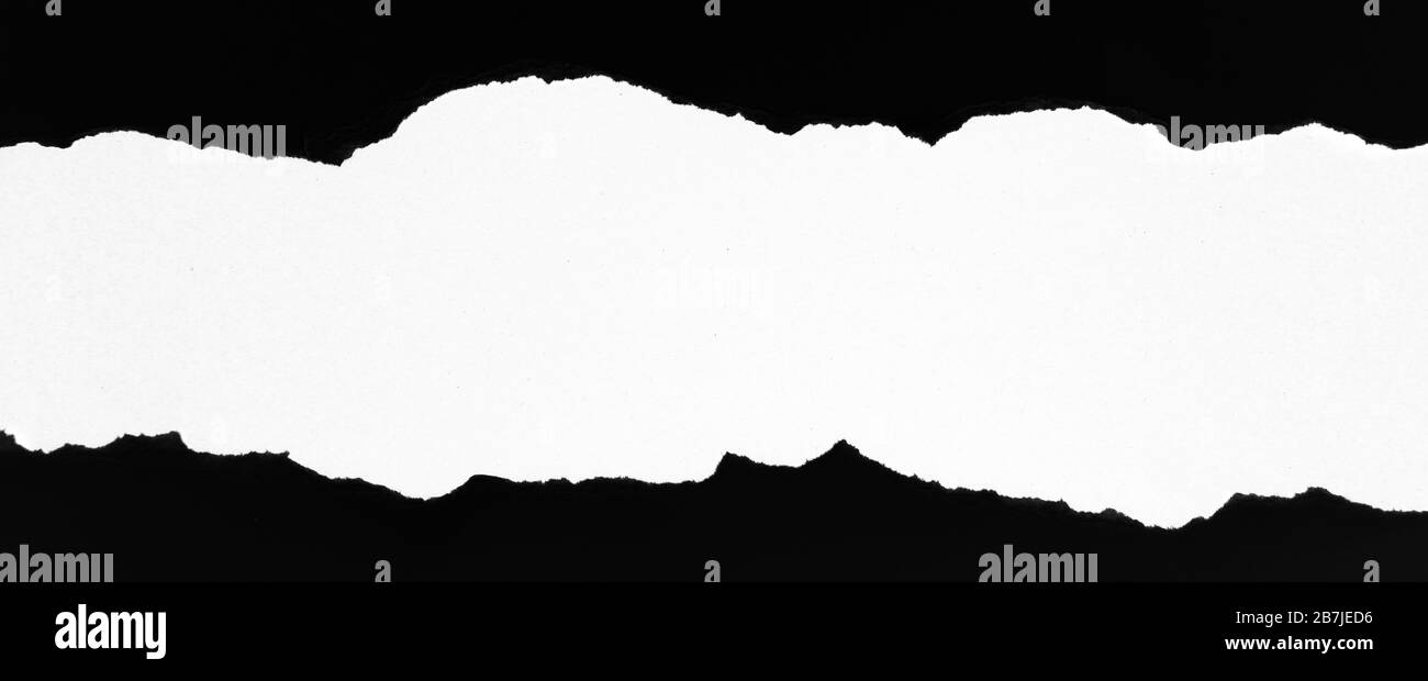 Ripped paper on plain background, space for copy Stock Photo - Alamy