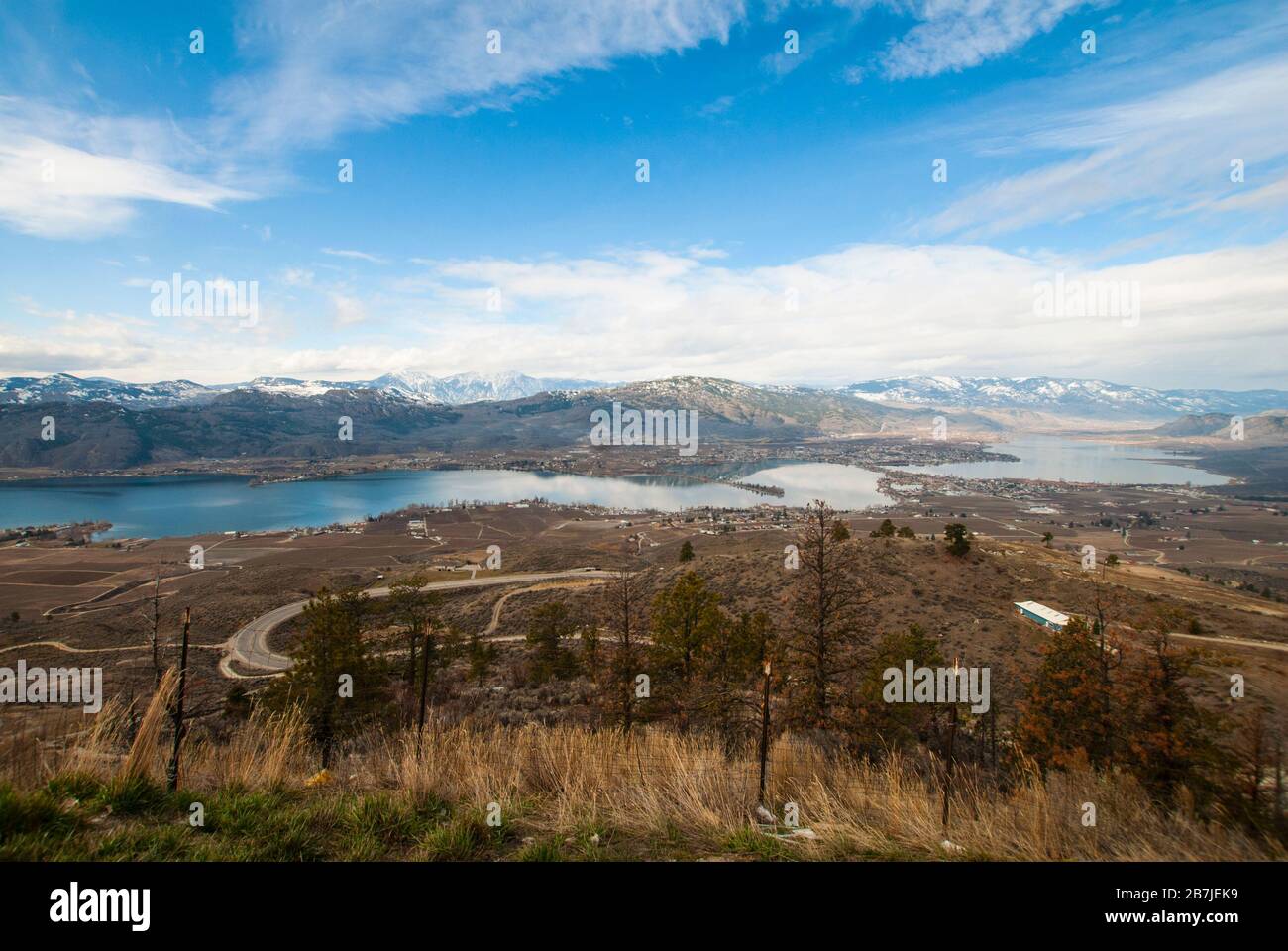 Landscape of Osoyoos, British Columbia, Canada Stock Photo - Alamy