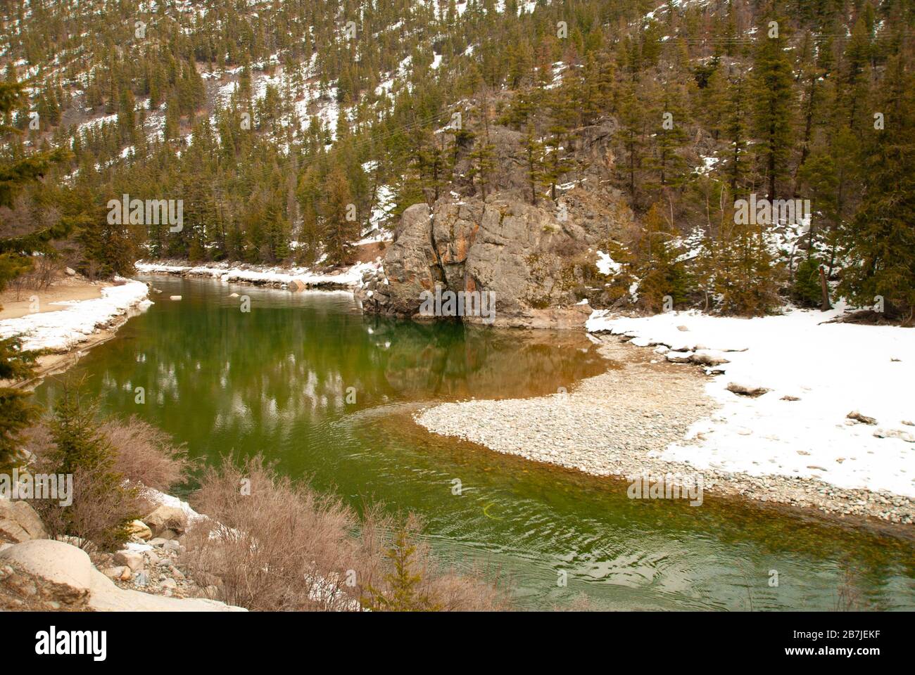 Similkameen River at Bromley Rock Provincial Park, British Columbia ...
