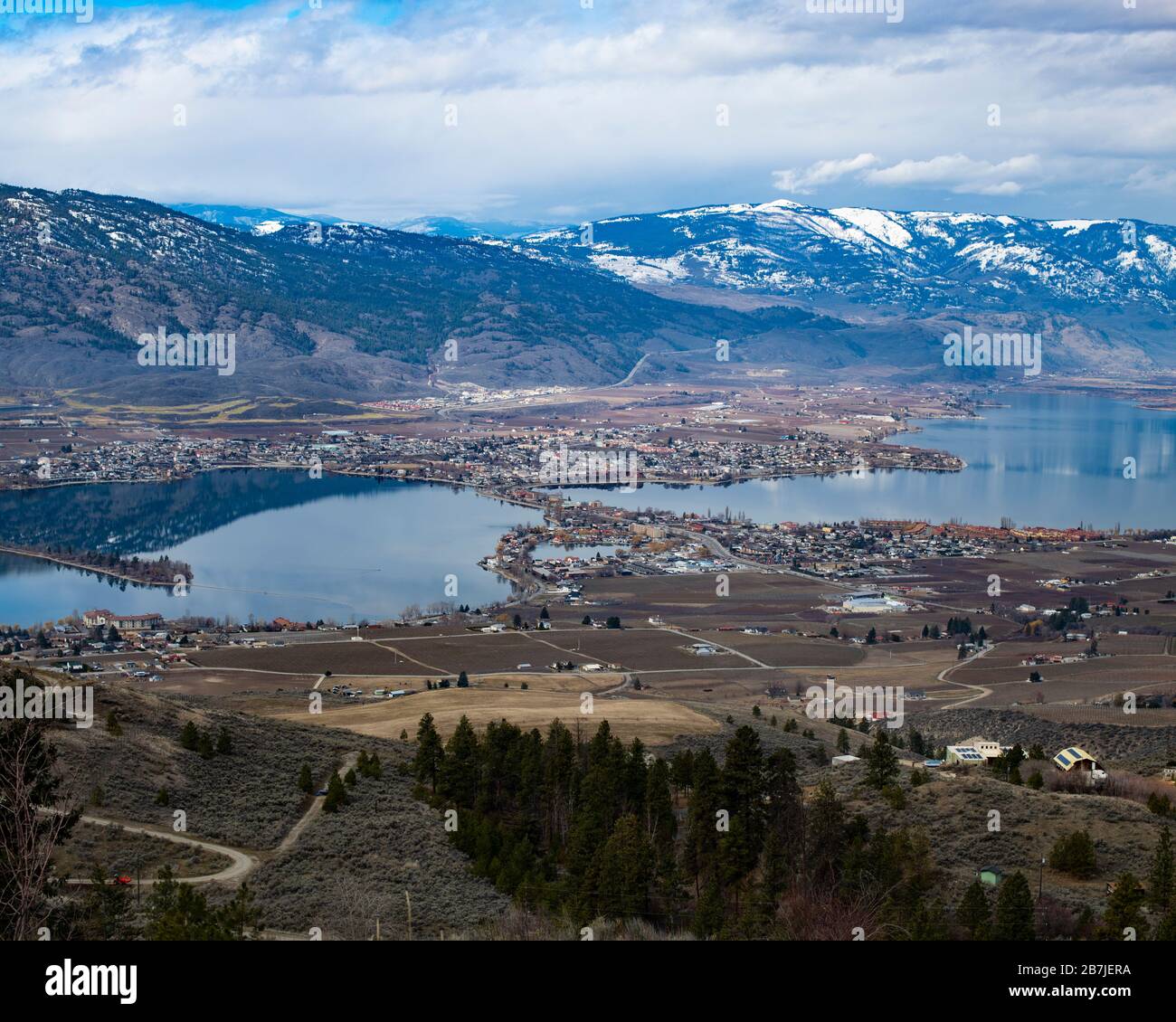 Landscape of Osoyoos, British Columbia, Canada Stock Photo - Alamy