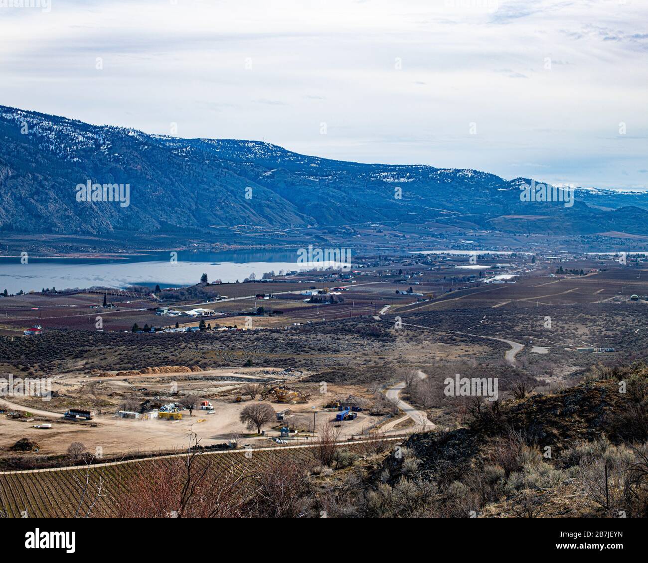 Landscape of Osoyoos, British Columbia, Canada Stock Photo - Alamy