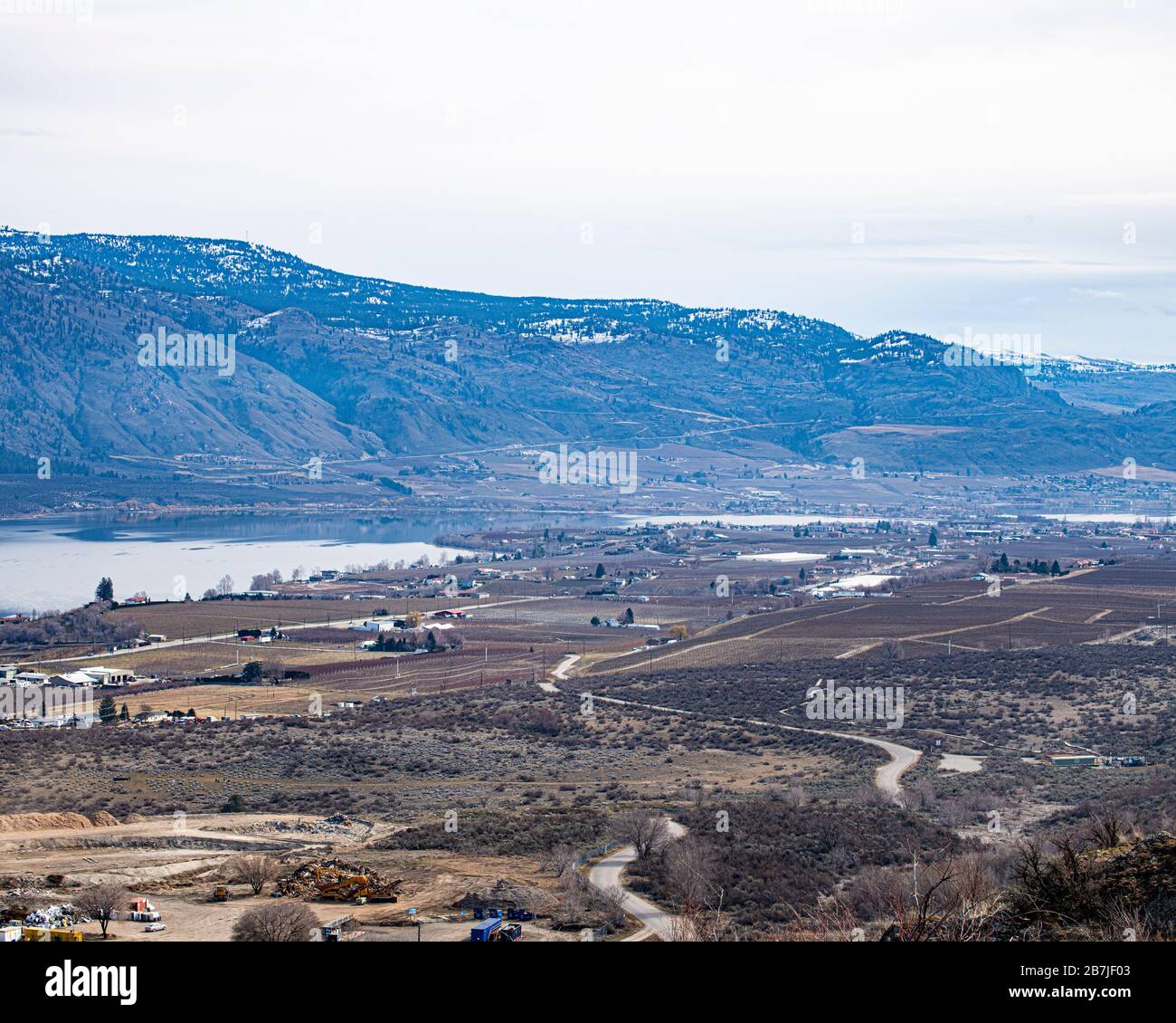 Landscape of Osoyoos, British Columbia, Canada Stock Photo - Alamy