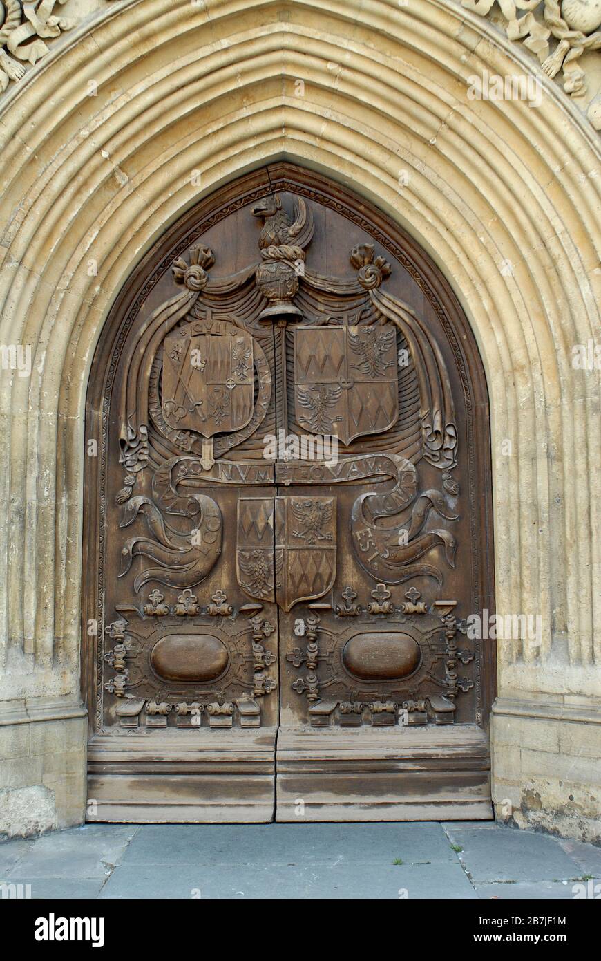 St peters abbey main door hi-res stock photography and images - Alamy